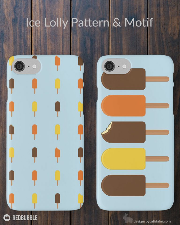 Ice Lollies - Pattern and Motif | Designs by Calislahn
