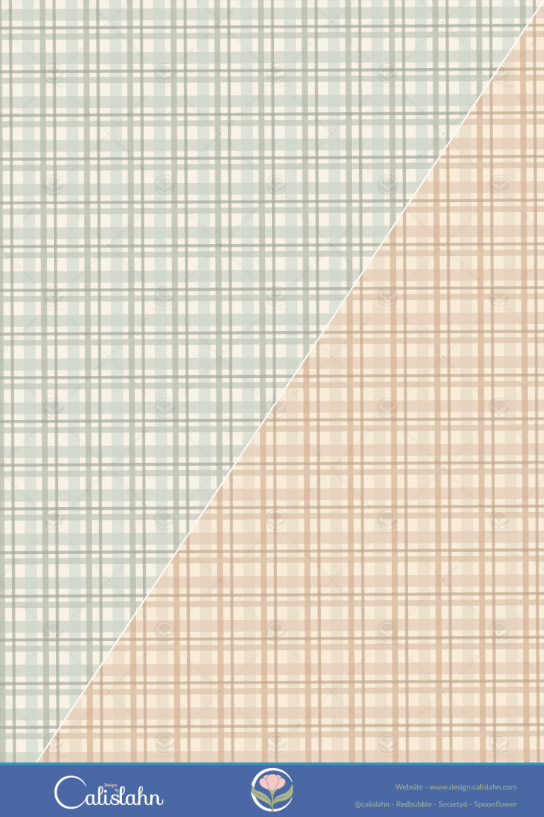 Checkered Leaves | Designs by Calislahn